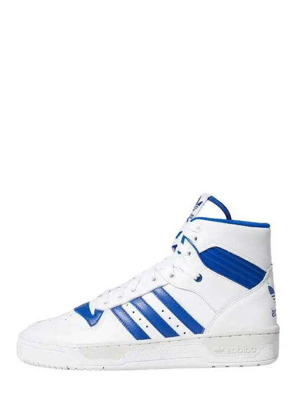 Adidas Rivalry High Top Sneakers - White/blue