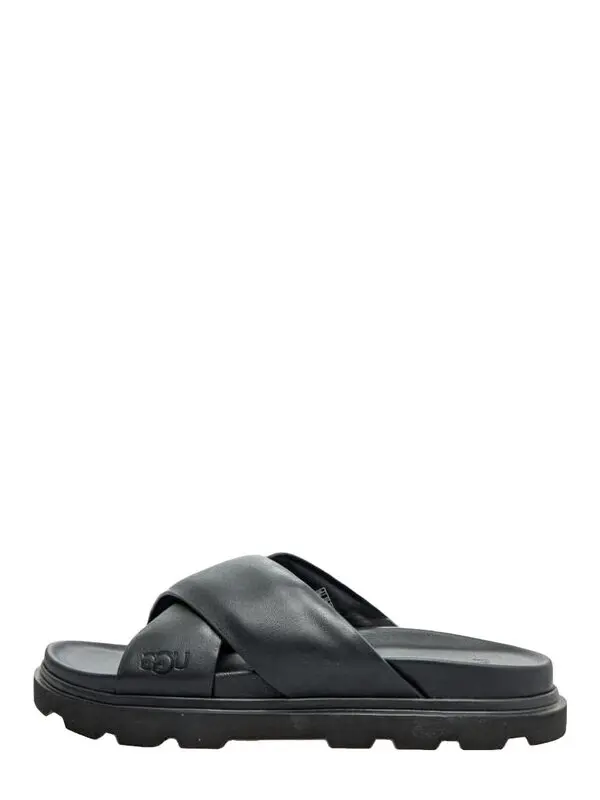 UGG Capitola Cross Slippers - Black