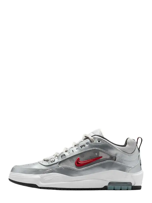 Nike Max Ishod Prm "silver Bullet - Metallic Silver/varsity Red/metallic Silver