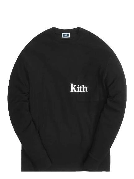 Kith Long-sleeve Quinn Tee - Black