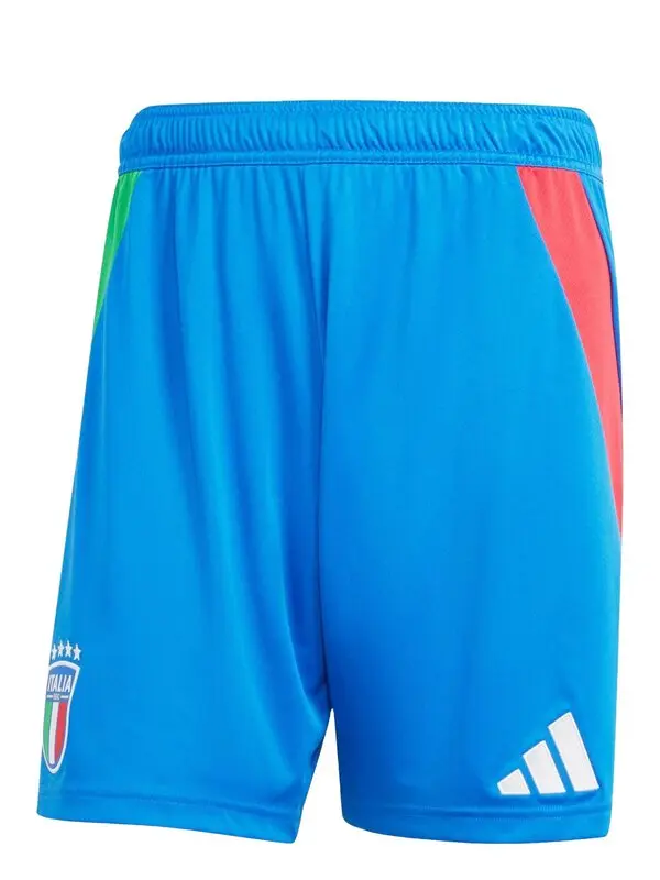 Adidas Italy 24 Away Football Shorts - Blue/green