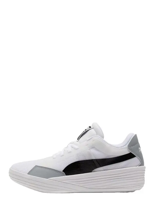 PUMA Clyde All-pro Team Low Top Sneakers - White/black/gray