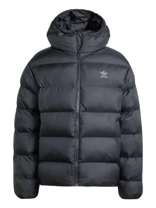 Adidas Tonal Hooded Puffer Jacket - Black