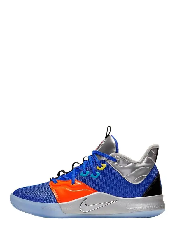 Nike Pg 3 "apollo 14" Basketball Sneakers - Blue