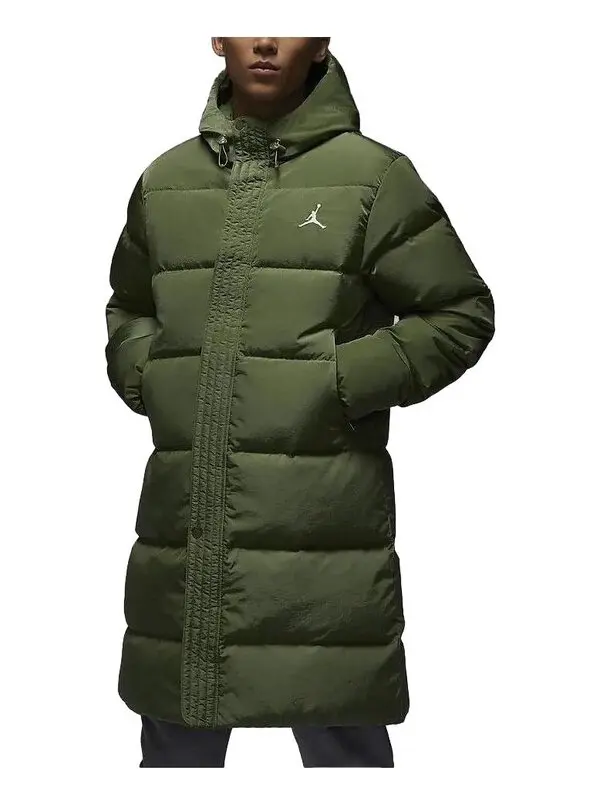 JORDAN Air Down Parka Jacket - Green
