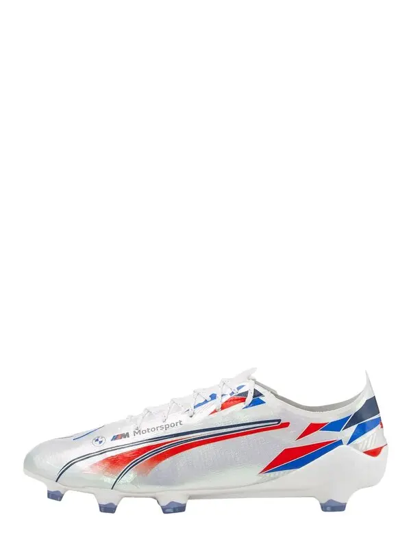 PUMA Bmw Motorsport Ultra Sl Fg Football Boots - White/fiery Red/strong Blue