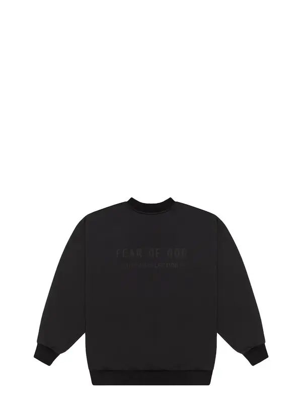 Fear Of God Back Logo Crewneck Sweatshirt - Black