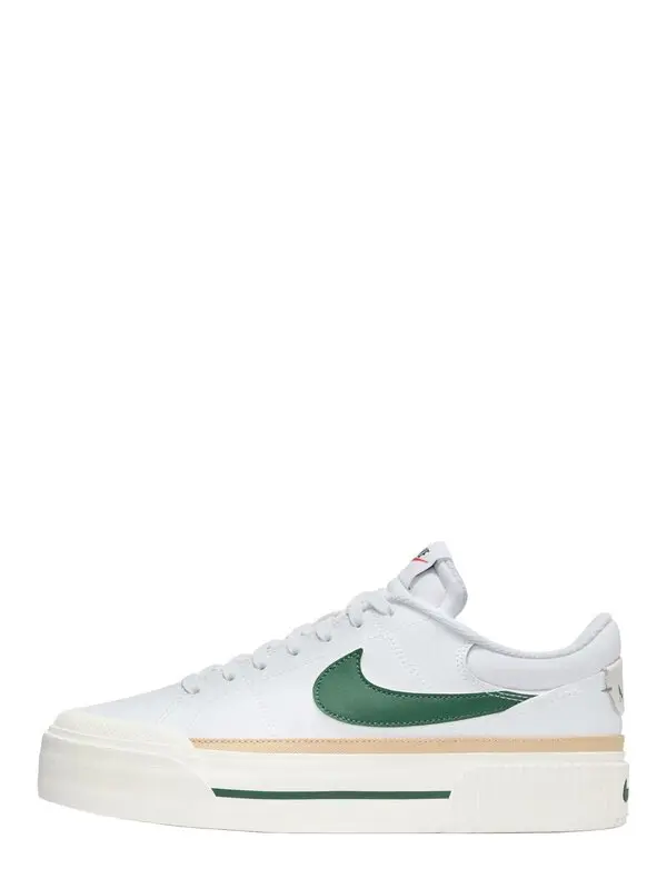 Nike Court Legacy Lift Platform Sneakers - White/sail/sesame