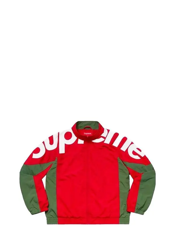 Supreme Track Jacket - Red/green