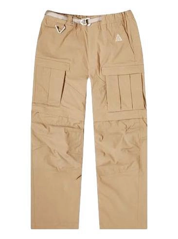 Nike Waterproof Cargo Pants With Multiple Pockets - Khaki