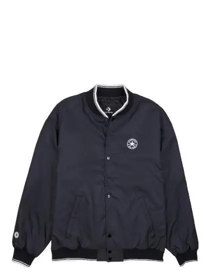 CONVERSE Logo Baseball Jacket - Black