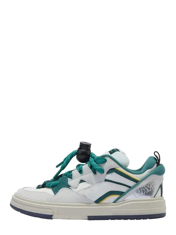 LI-NING Weiwu Swag Athletic Sneakers - White/teal/green