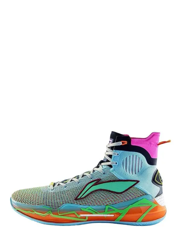 LI-NING Yushuai 13 Hi 'crystal' High-top Sneakers - Blue/green