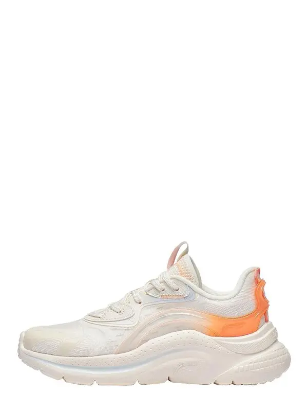 LI-NING Floating Cloud Sneakers - White/orange
