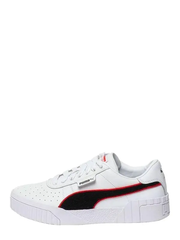 PUMA Low Top Sneakers - White/red