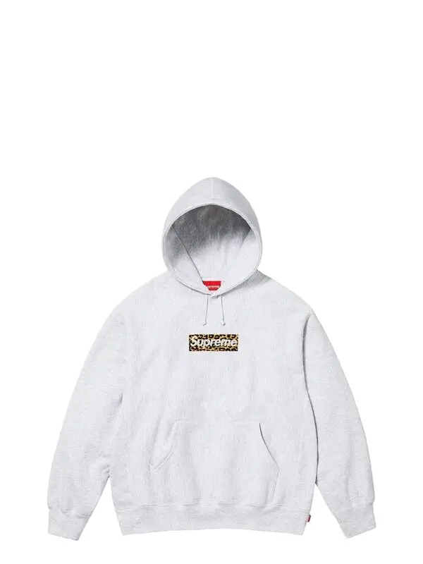 Supreme Shanghai Box Logo Hooded Sweatshirt - Grey