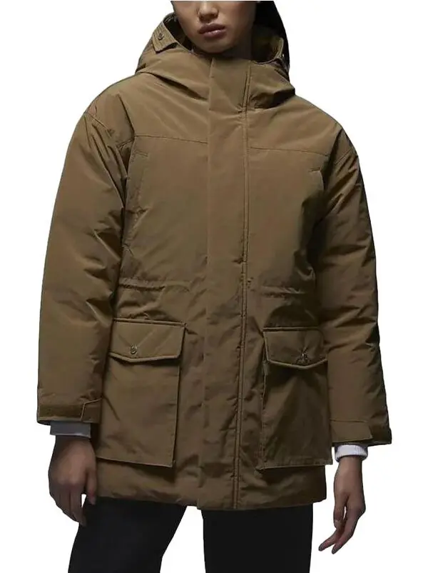 JORDAN Down Parka Coat - Tan