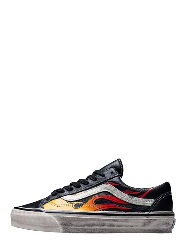 VANS Old Skool Lx Archive Flame Sneakers - Black/red