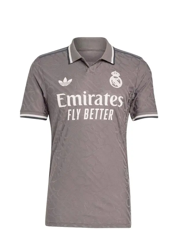 Adidas Real Madrid 24/25 Third Authentic Jersey - Grey