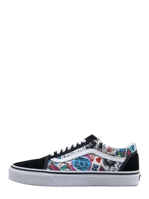 VANS Old Skool "stickers" Low Top Sneakers - Black