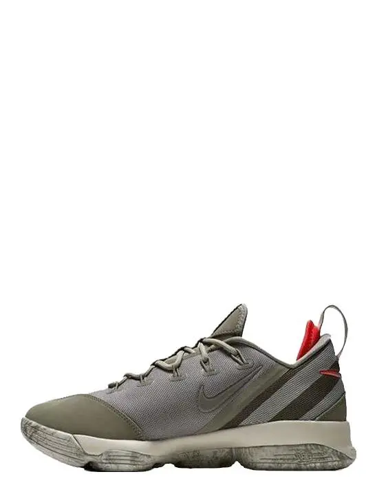 Nike Lebron 14 Low Ep "olive - Grey/red
