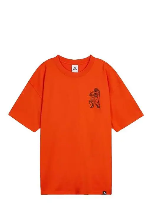Nike Graphic Print T-shirt - Orange