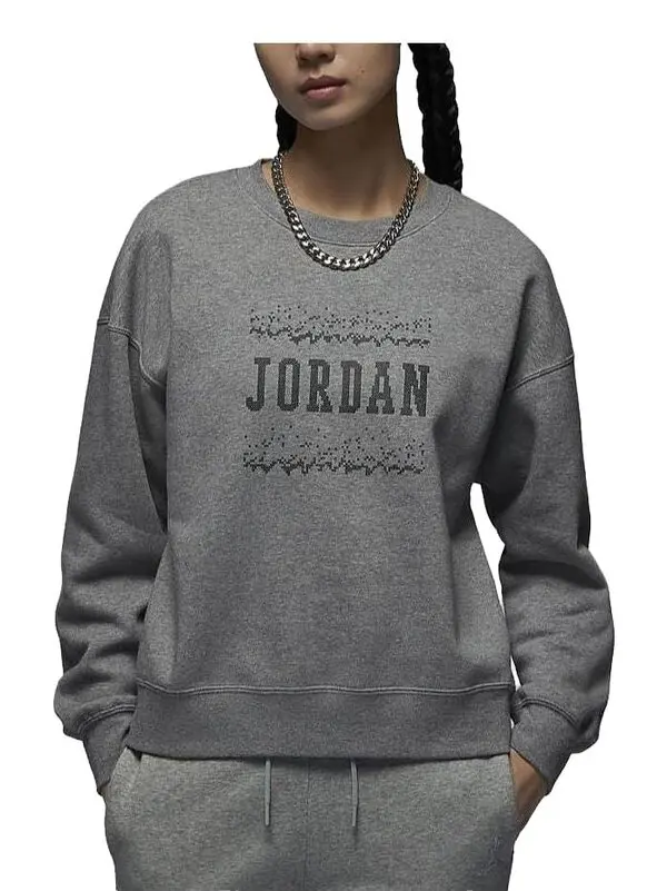 JORDAN Air Crew-neck Sweatshirt - Grey
