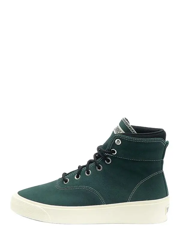 CONVERSE Nubuck High Top Lace-up Sneakers - Green