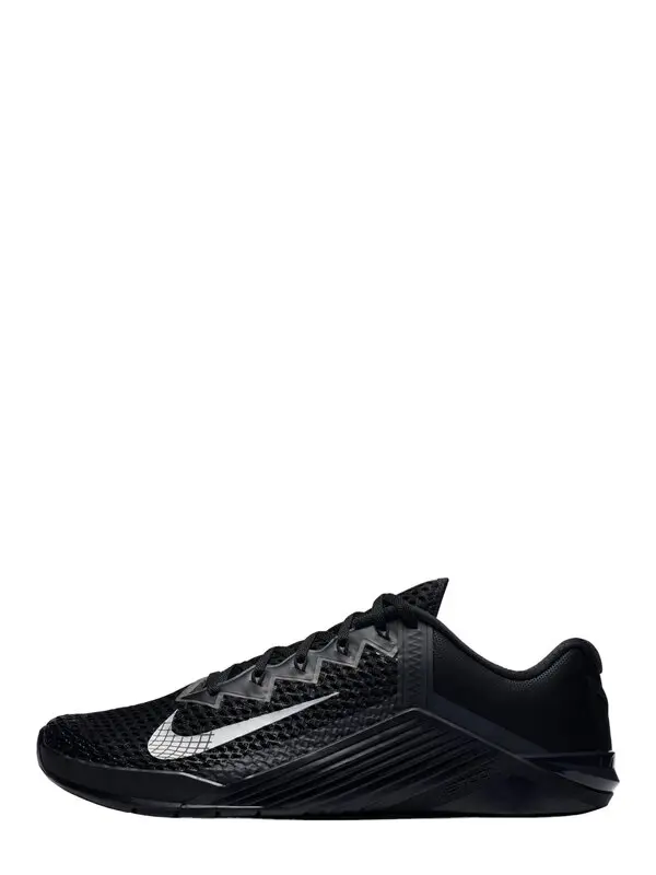 Nike Metcon 6 Athletic Lace-up Sneakers - Black/grey