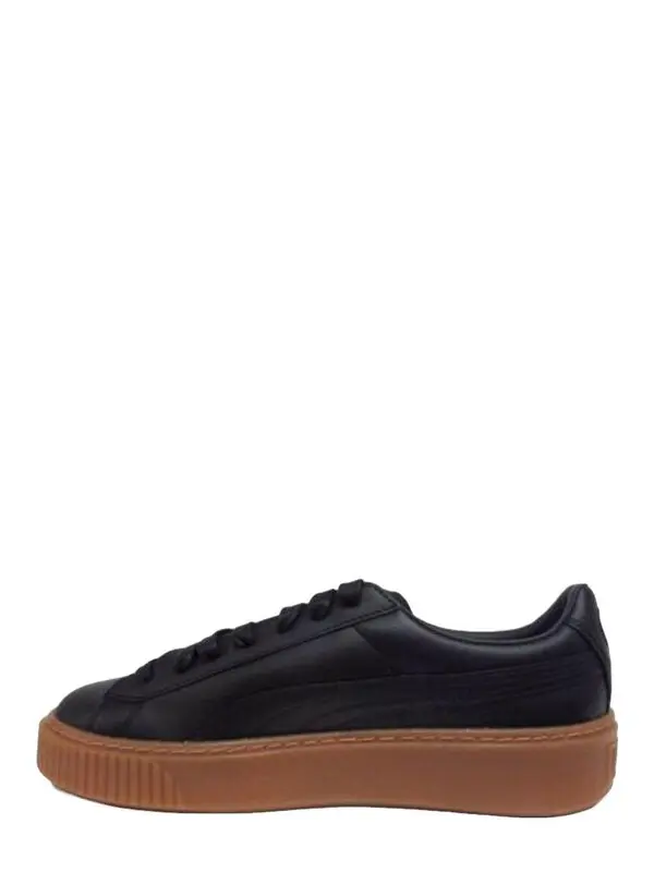 PUMA Basket Platform Core Gum Sneakers - Black