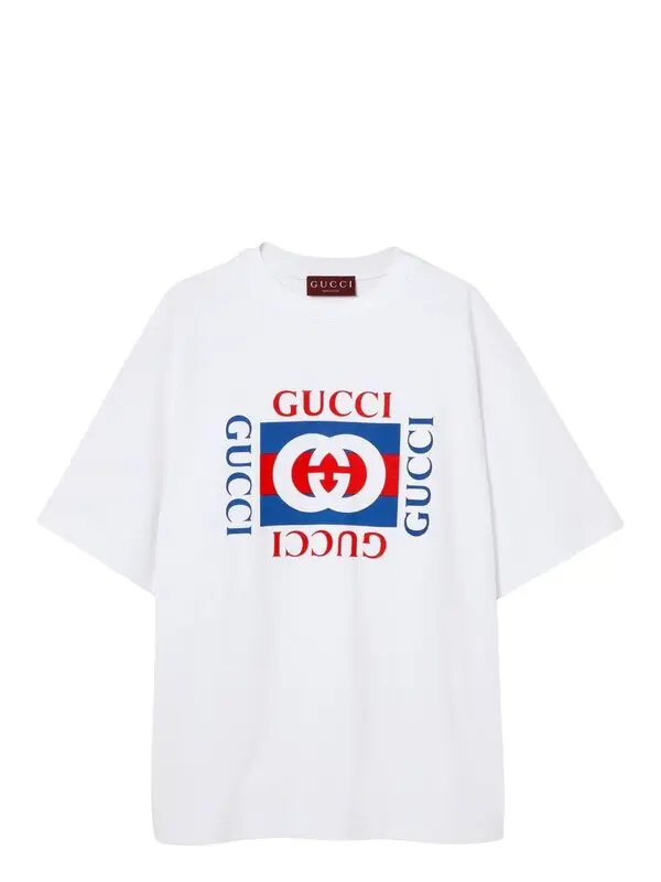 Gucci Cotton Jersey T-shirt With Print - White