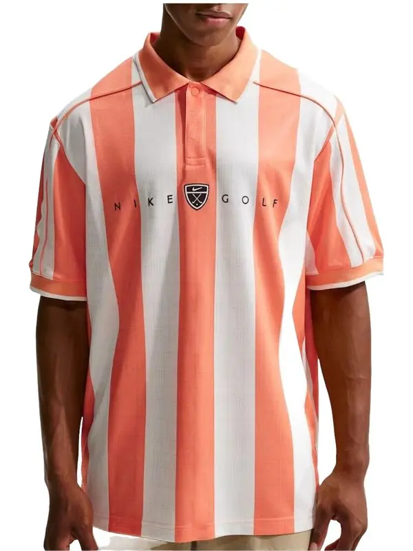 Nike Fairway Fresh Dri-fit Loose Short-sleeve Golf Polo - Orange Frost