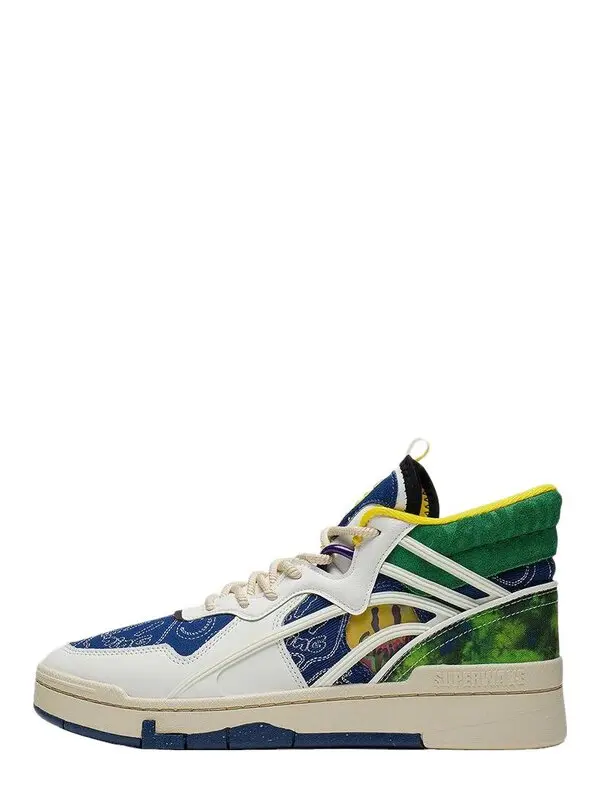 LI-NING Superwave Mid Sneakers - White/green/blue