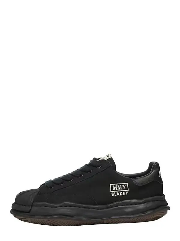 Mihara Yasuhiro Blakey Og Sole Canvas Low-top Sneaker - Black