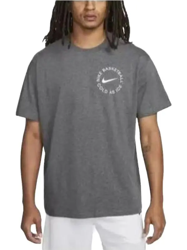 Nike Basketball T-shirt 'grey Blue - Grey/blue