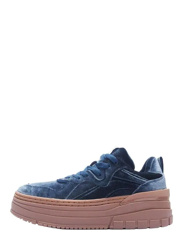 LI-NING Platform High Top Sneakers - Blue/grey/brown