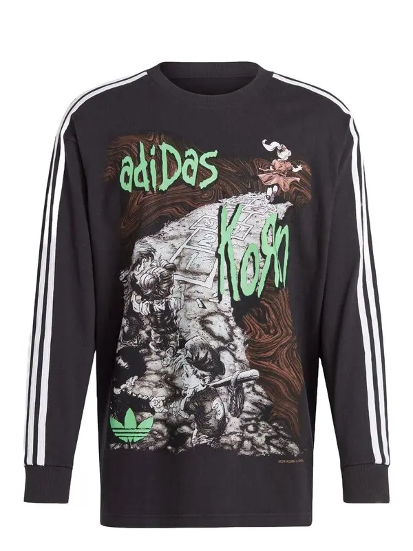 Adidas X Korn Long Sleeve T-shirt Asia Sizing - Black