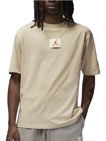 JORDAN X Shelflife Logo T-shirt - Khaki