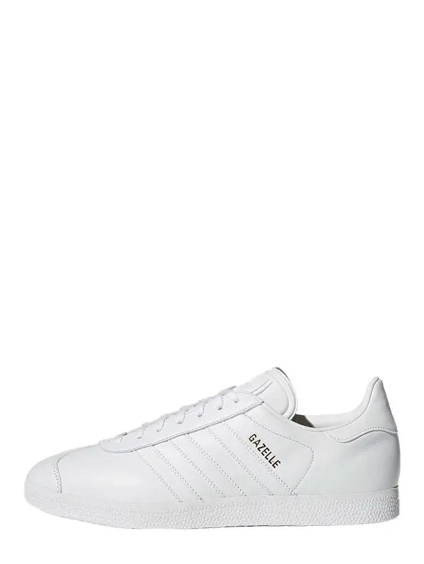 Adidas Gazelle Sneakers - White/gold