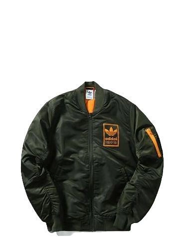 Adidas Neo Bomber Jacket With Graphic Detailing - Green