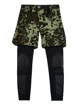 Nike Lab Mmw 2 In 1 Pants 'camo Black - Camo/black