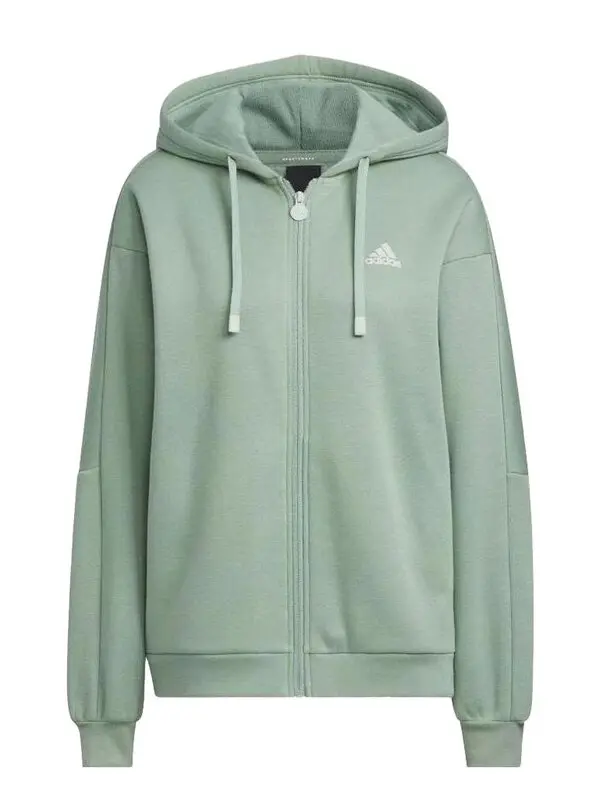 Adidas Word Full Zip Hoodie - Olive Green