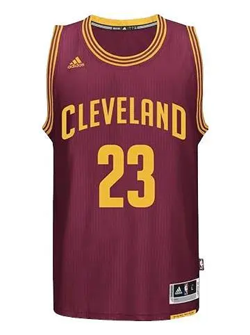 Adidas Sw Cleveland Cavaliers Lebron James Replica Jersey - Red/yellow