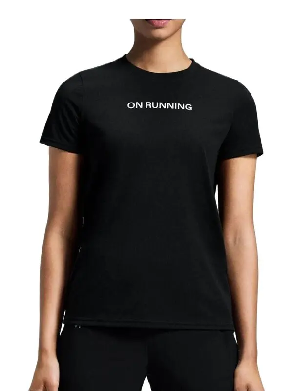 On Run-t T-shirt - Black/white