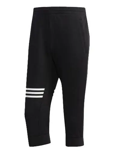 Adidas Ai Pnt 3 Dk Sports Running Stripe 3/ Knit Long Pants/trousers - Black