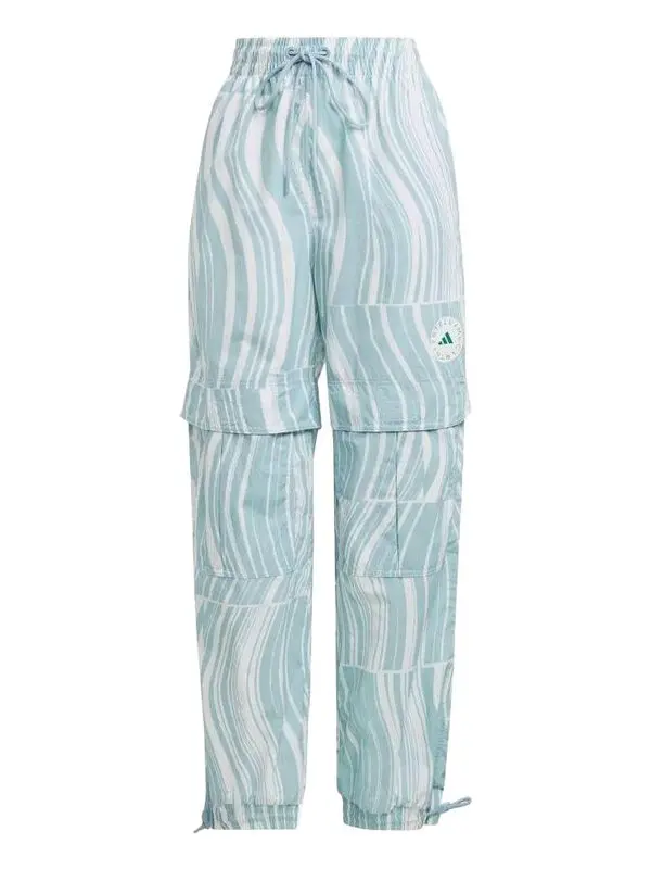 Adidas Stella Mccartney Truecasuals Printed Track Pants - Blue/white