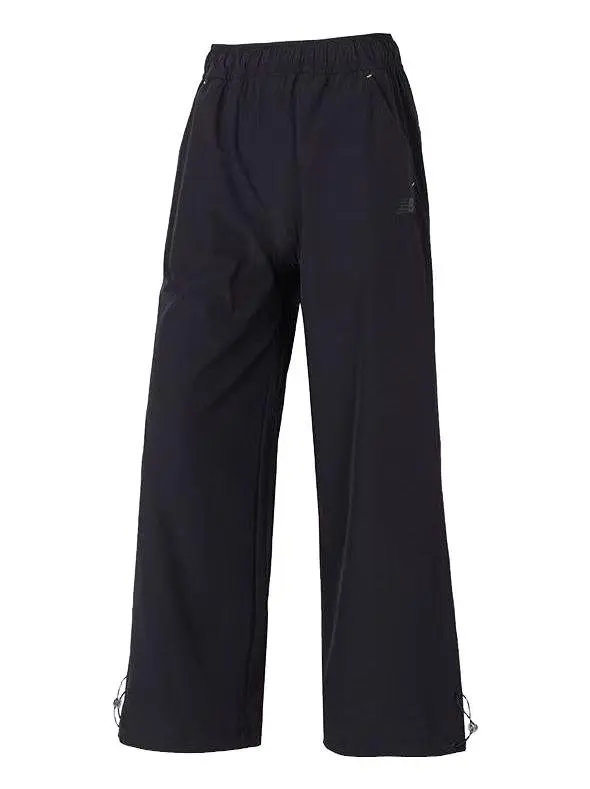 NEW BALANCE Woven Wide Leg Pants - Black