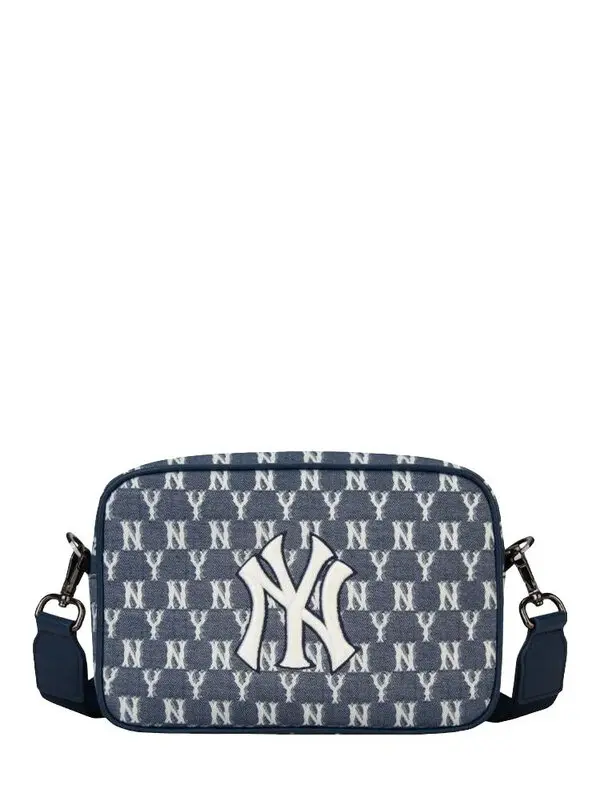 MLB Monogram Ny New York Yankees Crossbody Bag - Blue