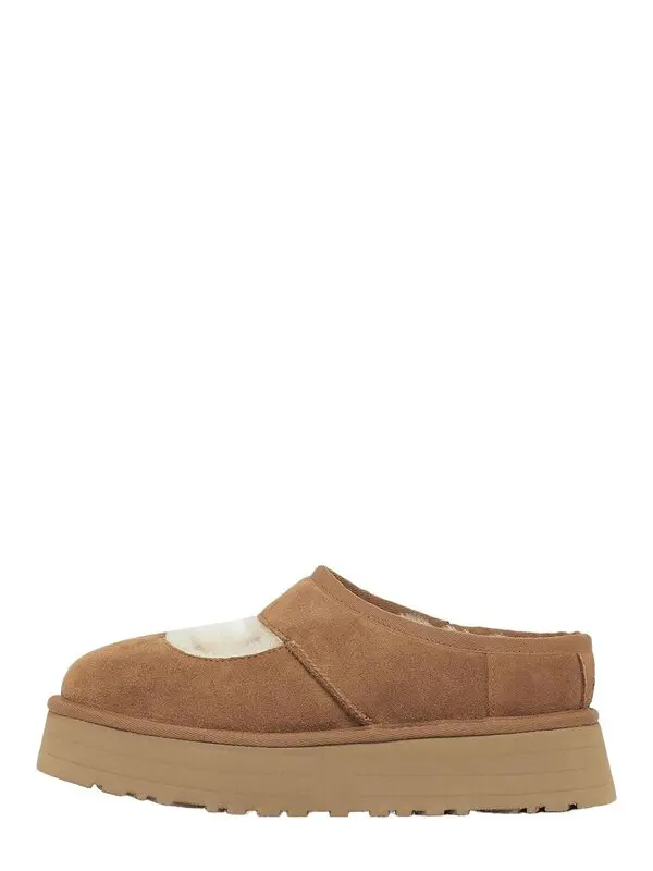 UGG Bea Mary Jane Platform Slip-ons - Chestnut
