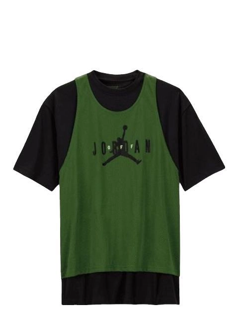 JORDAN X Off-white T-shirt 'forest - Green